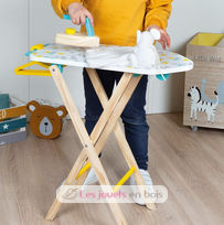 Table à repasser en bois pour enfant Janod J06502 - Set de repassage enfant