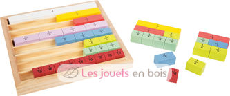 Jeu éducatif Fractions Small Foot Company - jeu en bois éducatif