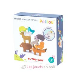La tour des animaux de la forêt - Jouet en bois à empiler - Le Toy Van ...