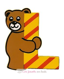 Lettre en bois L pour écrire le nom de l'enfant sur la porte. Lettre ...