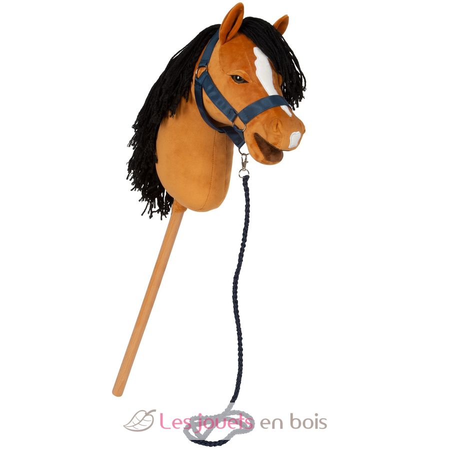 Cheval bâton marron Mélodie - small foot - les jouets en bois