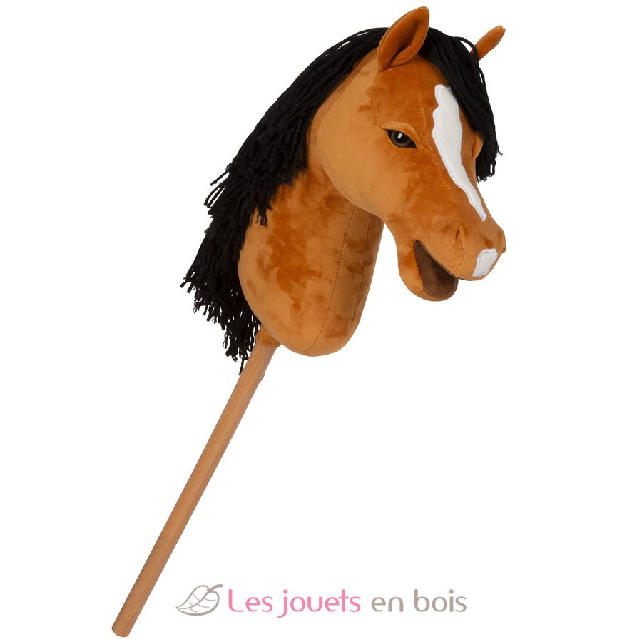 Cheval bâton marron Mélodie - small foot - les jouets en bois