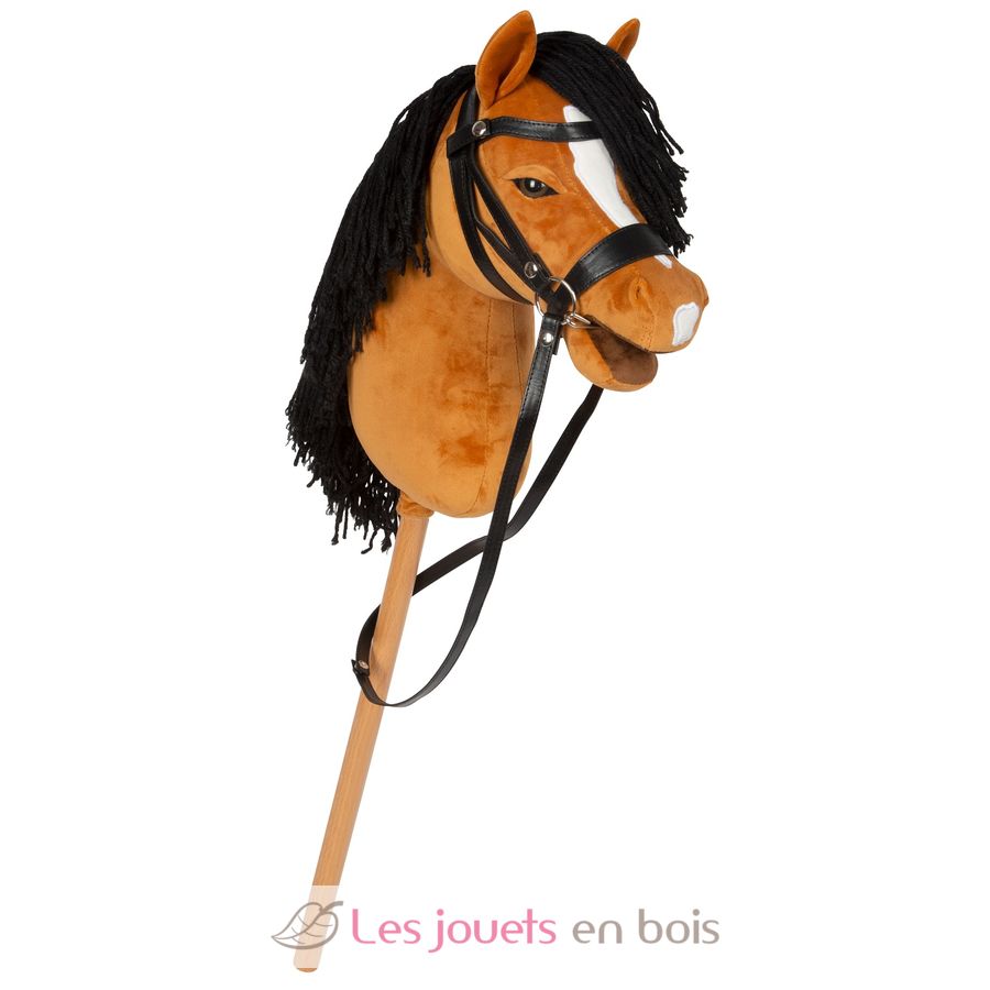 Cheval bâton marron Mélodie - small foot - les jouets en bois