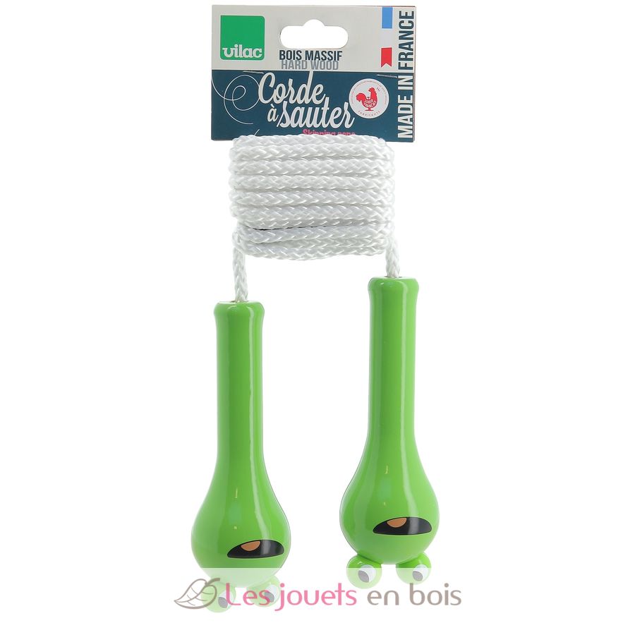 Corde à sauter Babeth la Rainette - Vilac - Corde à sauter en bois