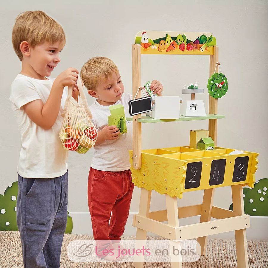 Marchande Farm Market - Janod - Les jouets en bois