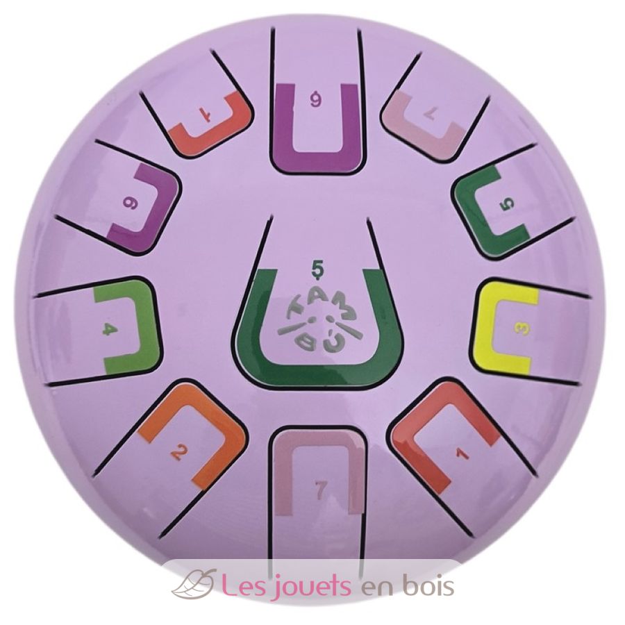 Tambú - Tongue Drum 11 notes violet - Tambour à langue - Instrument de ...