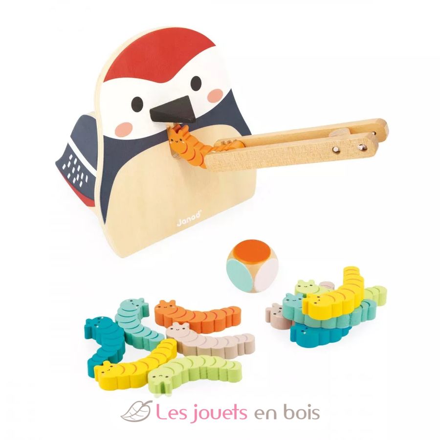 Jeu des couleurs Pic Pic et Chenilles - Janod - Les jouets en bois
