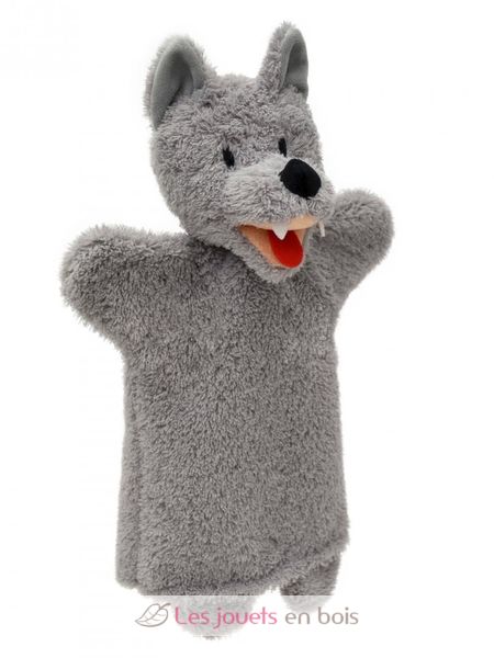 Marionnette à main Loup gris - Théâtre de marionnettes enfant