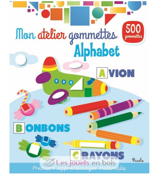 Mon atelier gommettes Alphabet - Piccolia - Activité créative