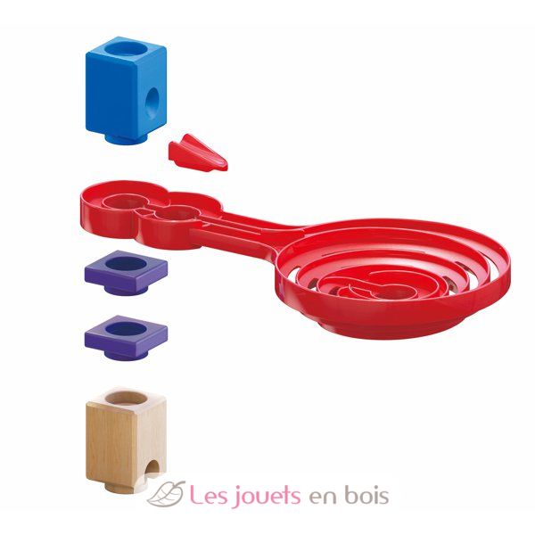 Circuits de billes Quadrilla - Tourbillon spirale double-face - Hape ...