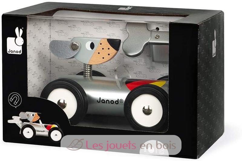 Spirit Car Hans - Janod J04497 - Voiture en bois laqué