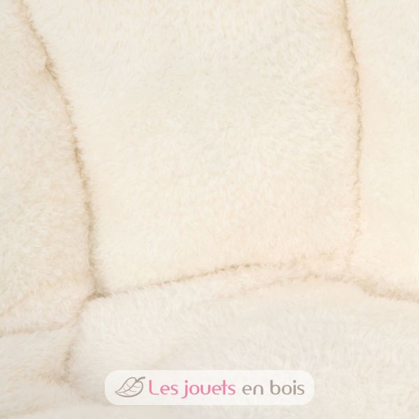 Pouf bouclette blanc - Little Dutch - Pouf enfant