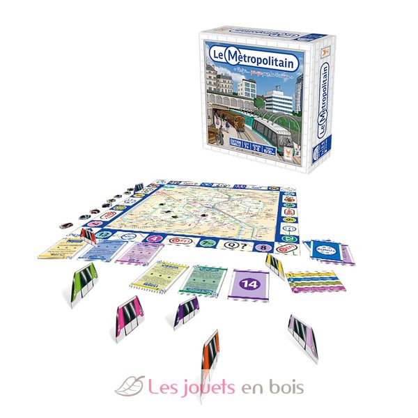Metropolitain - Jeu de société Topi Games - Jeux famille