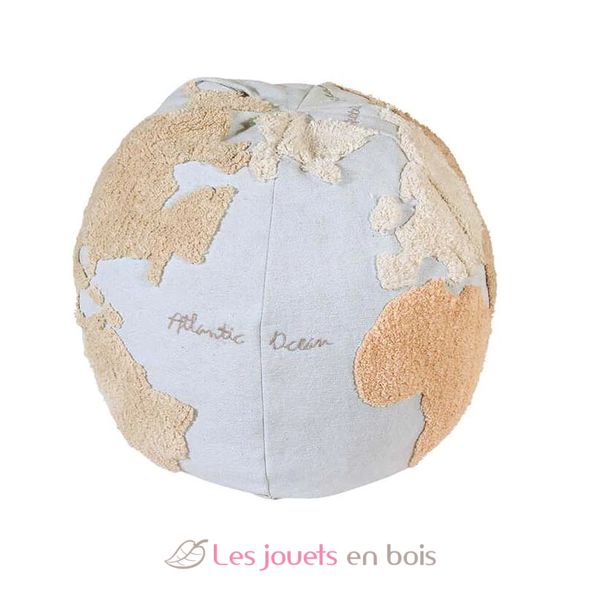 Pouf globe terrestre - Lorena Canals - Poufs enfant