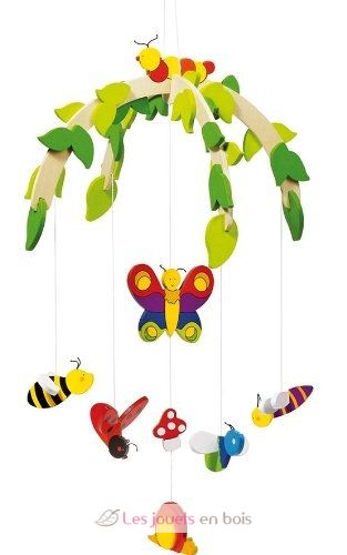 Mobile insectes - Goki - Jouet Naissance en Bois. De 0 à 3 ans