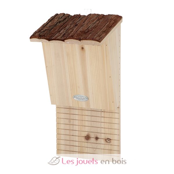Nichoir chauve souris avec toit en écorce - Nichoir en bois - Esschert ...